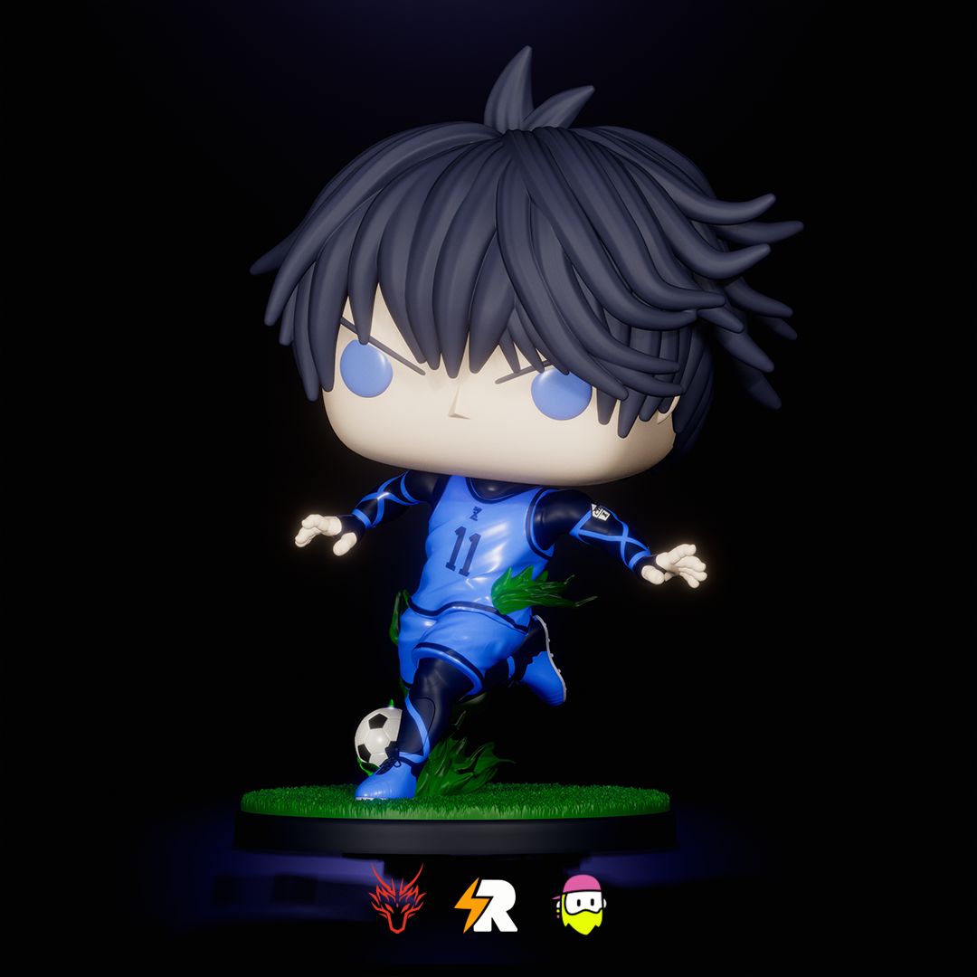 ISAGI BLUE LOCK (LE) CUSTOM FUNKO POP | DragonPopCustoms