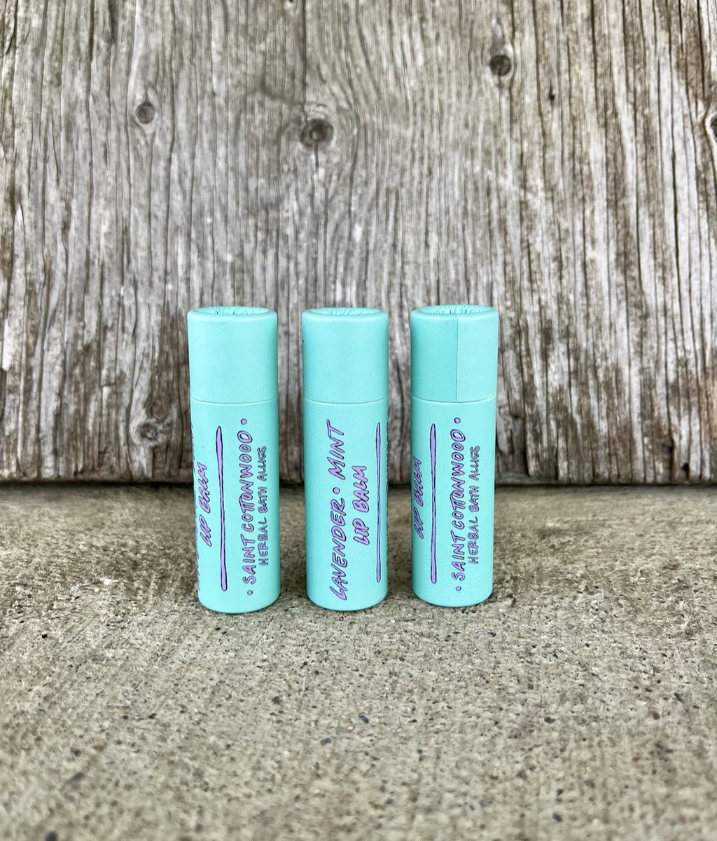 Lavender Mint Chapstick | saintcottonwood