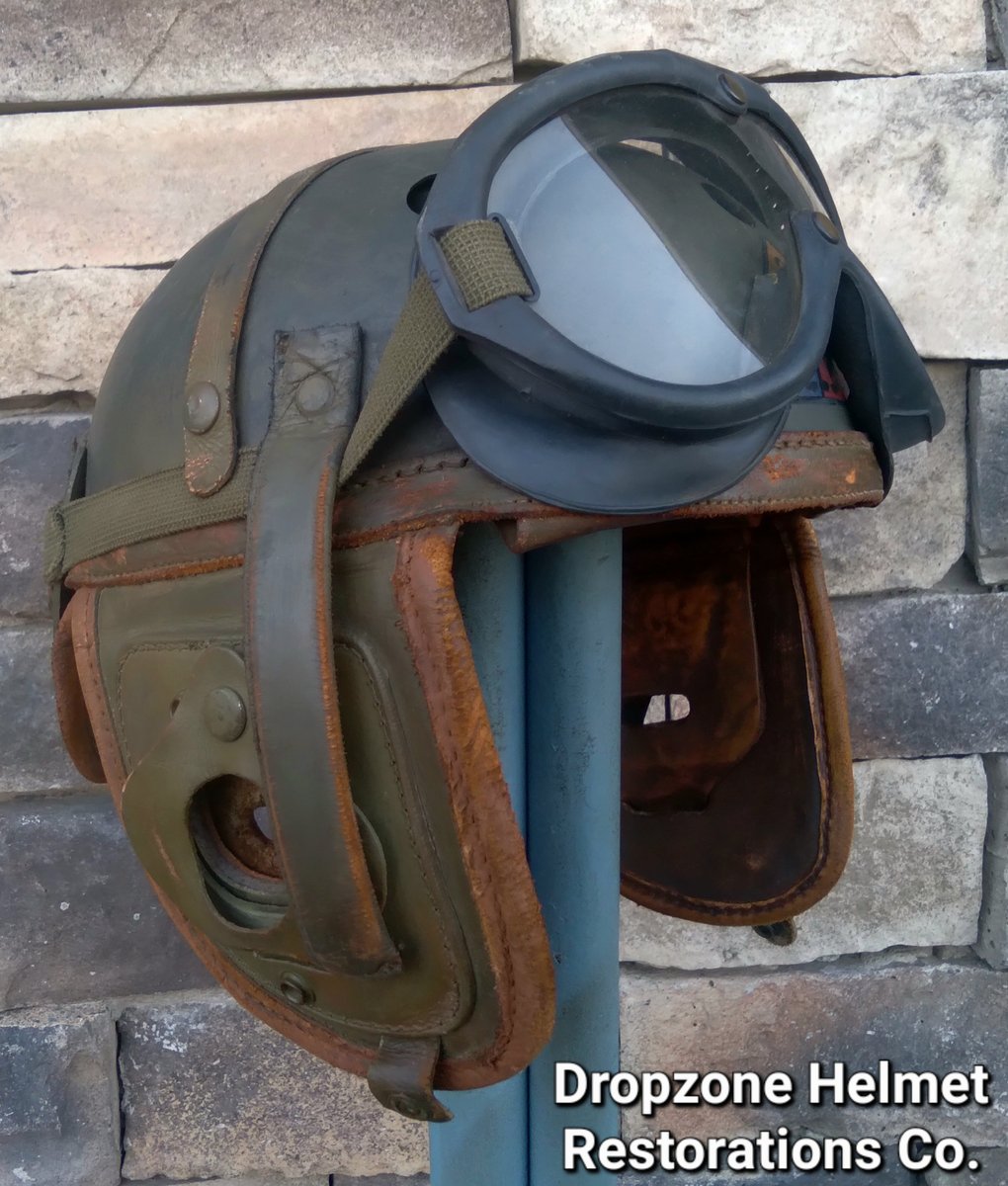 WWII Replica US M1938 Tank Crew Helmets. | Dropzone Helmet Restorations Co.