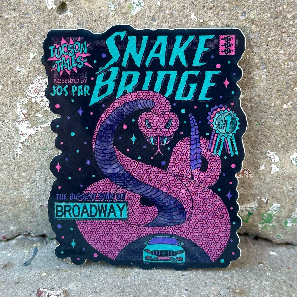 Snake Bridge Sticker | Jos Par