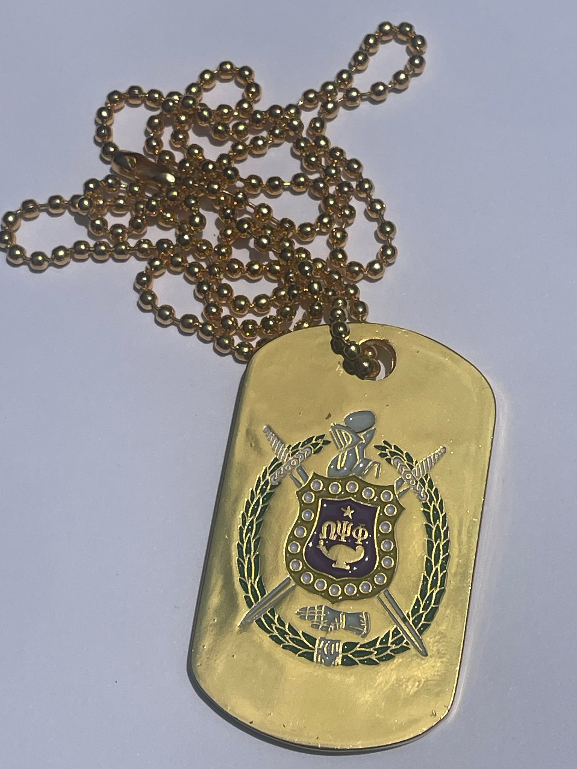 Omega Dog Tags (Double Sided) | Supreme Kreations Omega Dog Tags (Double Sided) | Supreme Kreations