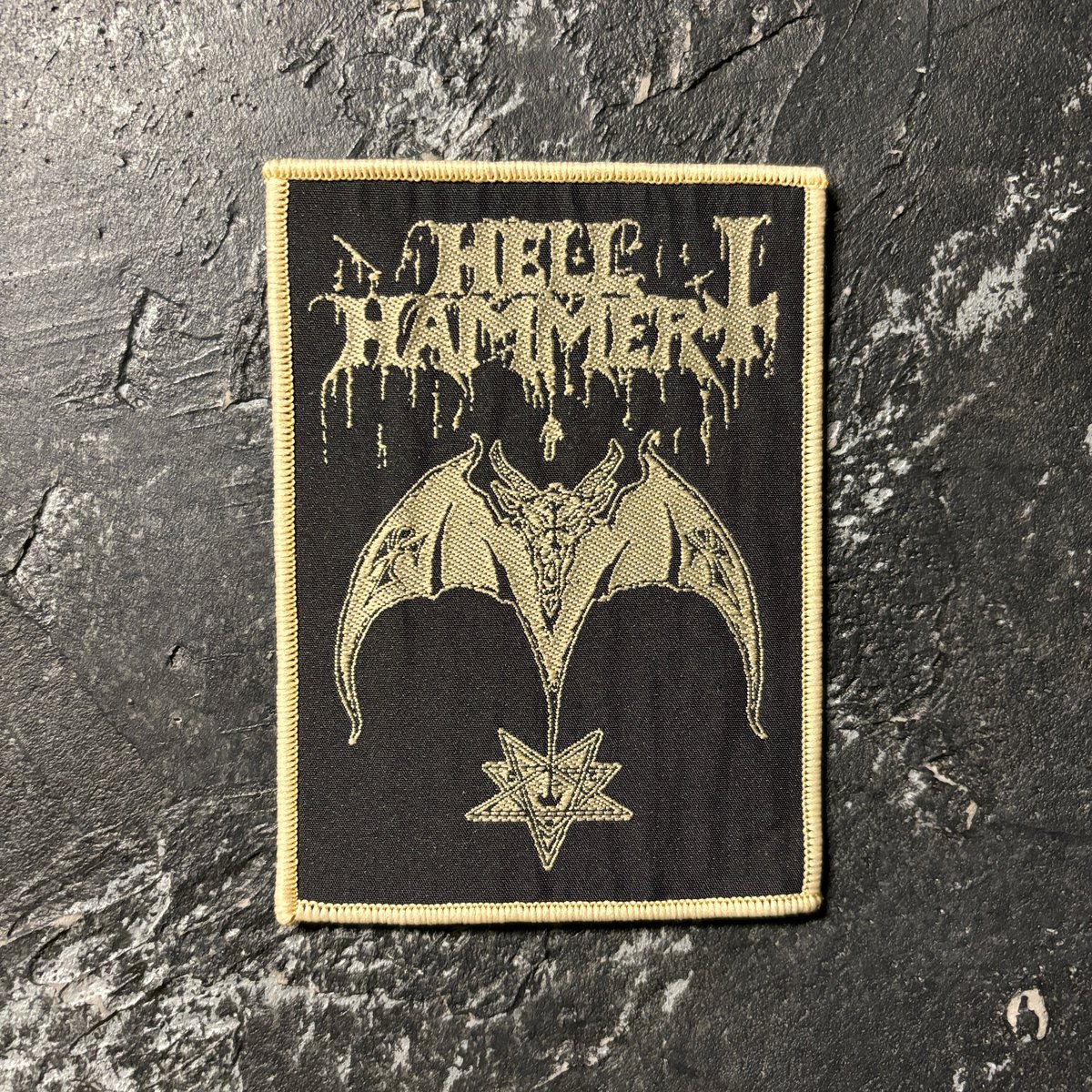HELLHAMMER SATANIC RITES PATCH | bhmoxm666