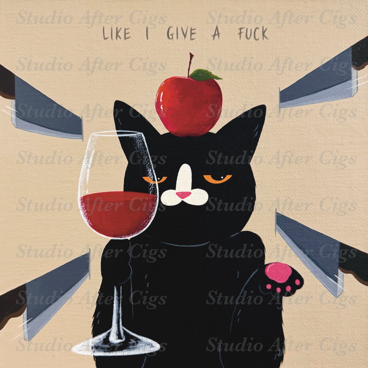 Original Painting On Canvas | Studio After Cigs