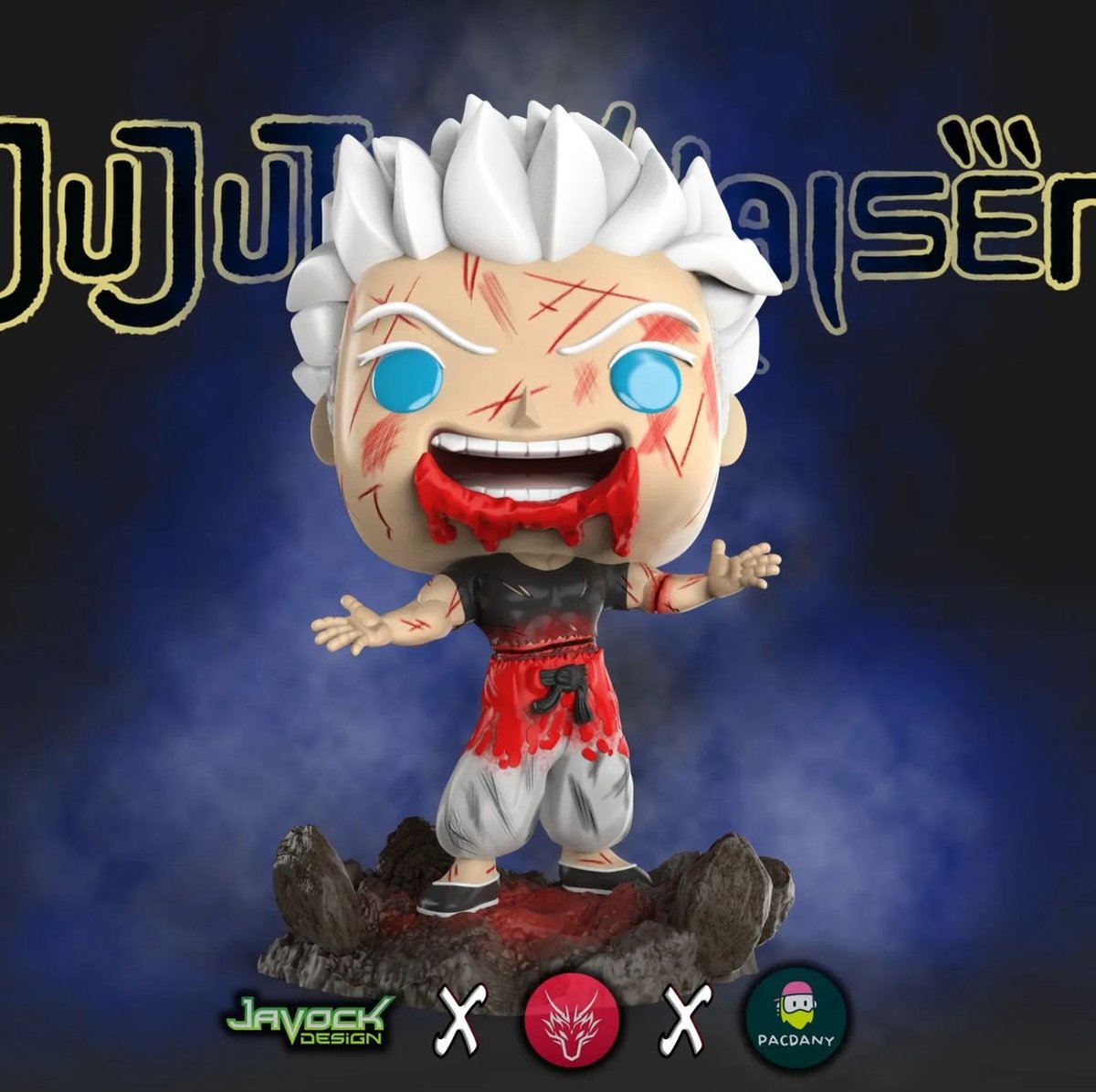 GOJO (REVIVED) JJK CUSTOM FUNKO POP | DragonPopCustoms