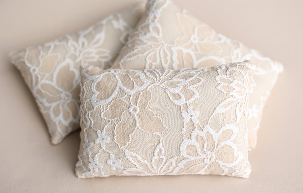 Itsy Bitsy Blooms — Floral Lace Pillow