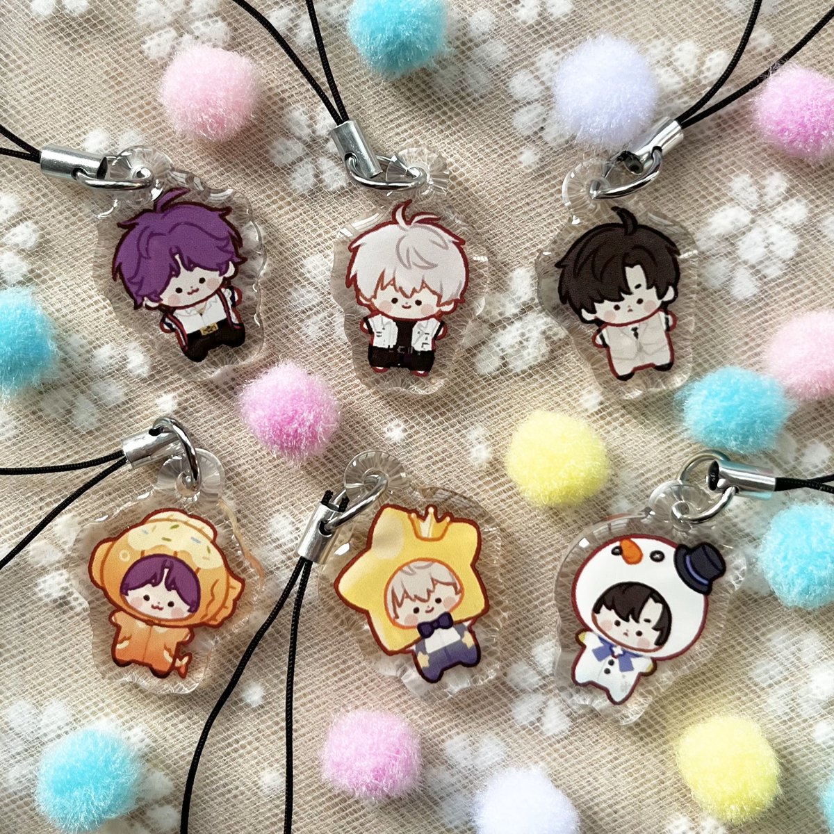 Mini Epoxy Charms (Love & Deepspace) | solidpotatetoe
