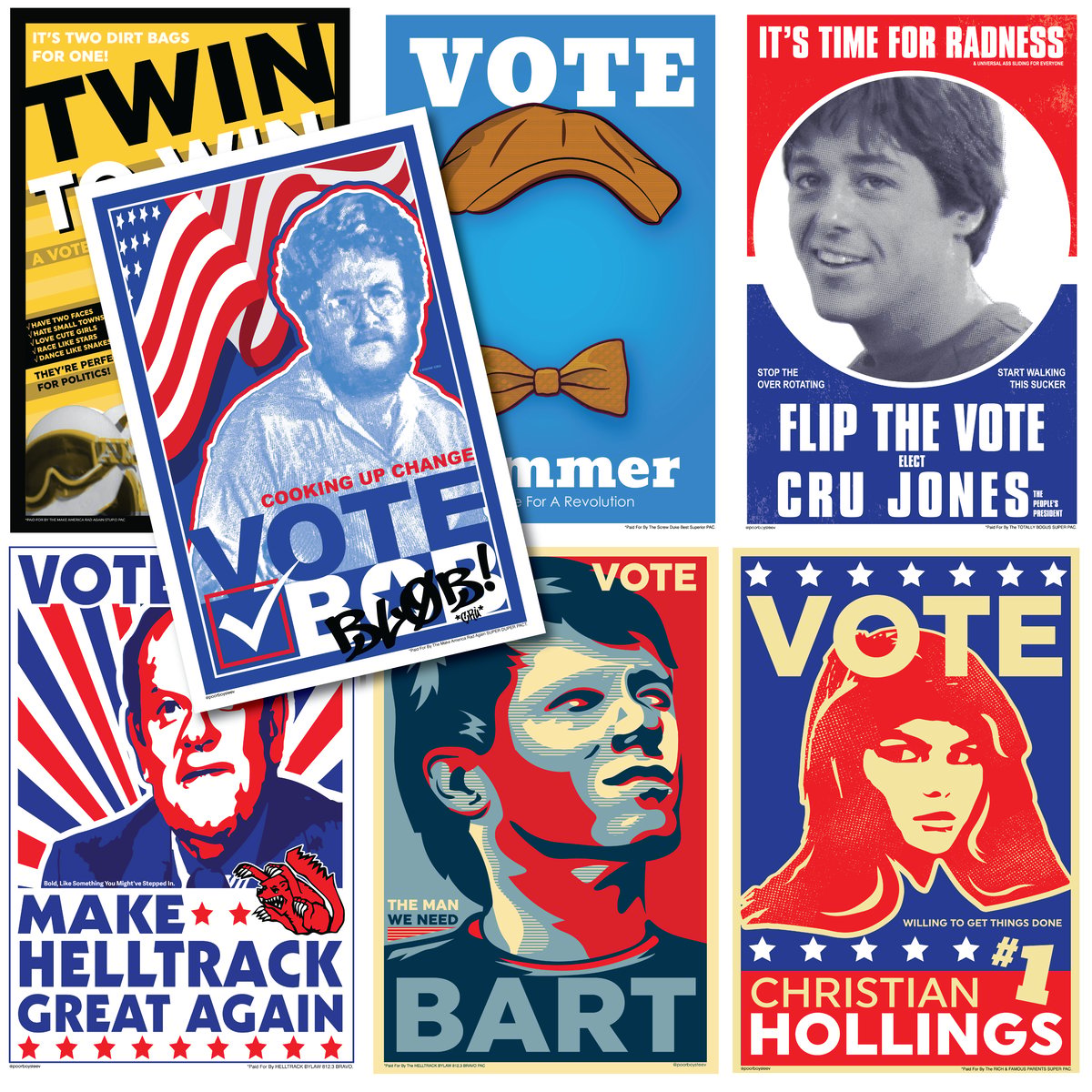 RADICAL PROPAGANDA POSTERS 2024 | POOR BOY STEEV STORE