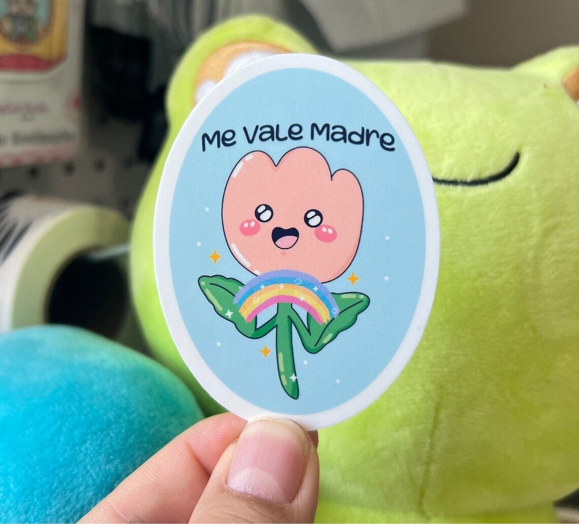 Me Vale Madre Sticker | BunnyCat Studio