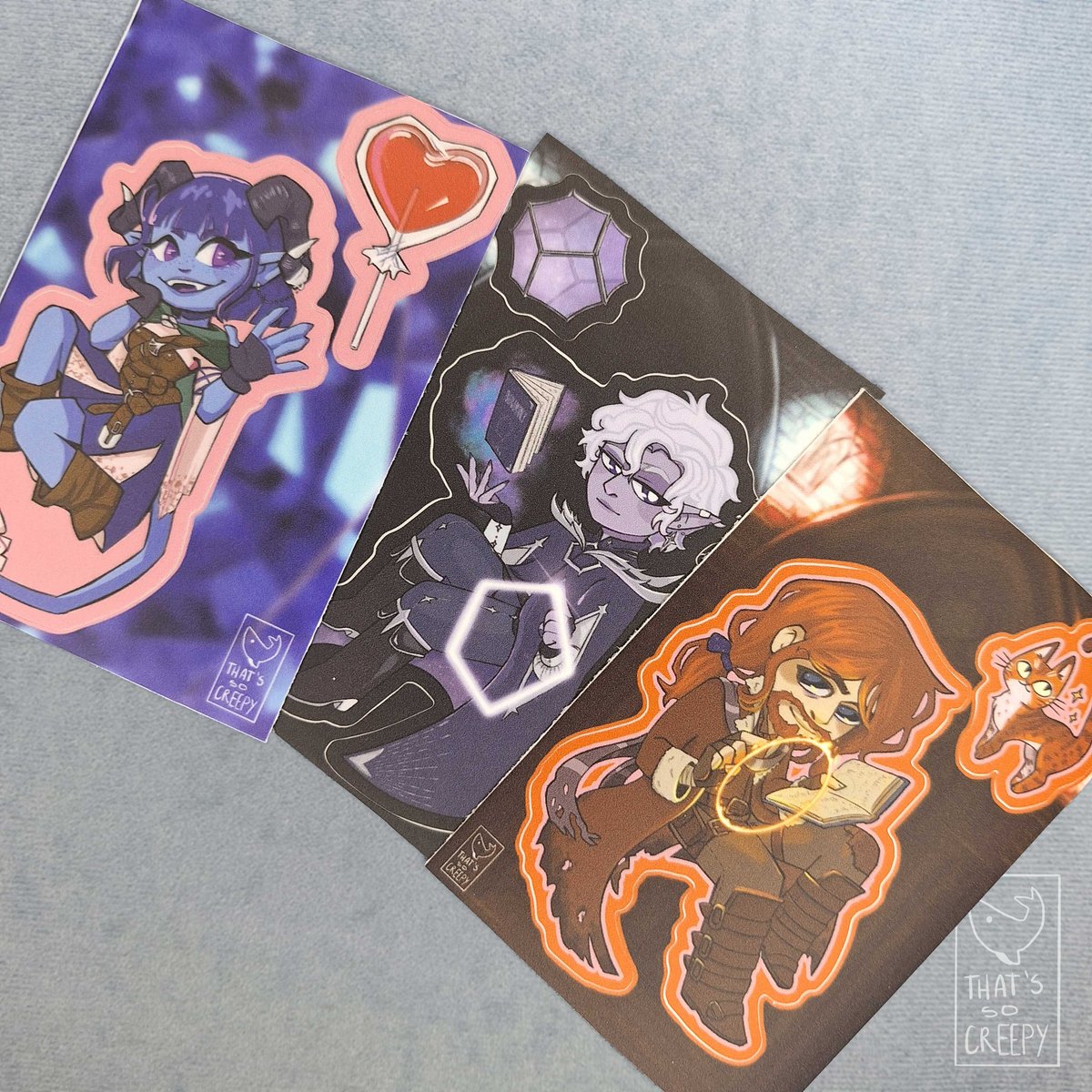 [CRITICAL ROLE - MIGHTY NEIN] - Vinyl Stickers | Thatssocreepy x AsterMeNot