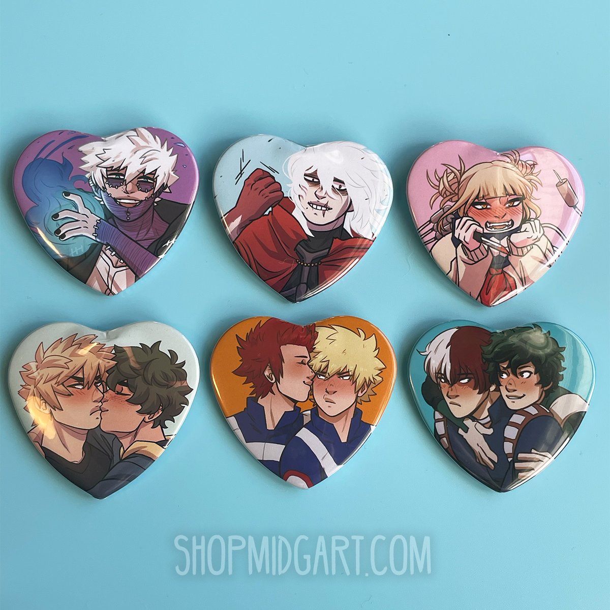 BNHA Buttons | midgart