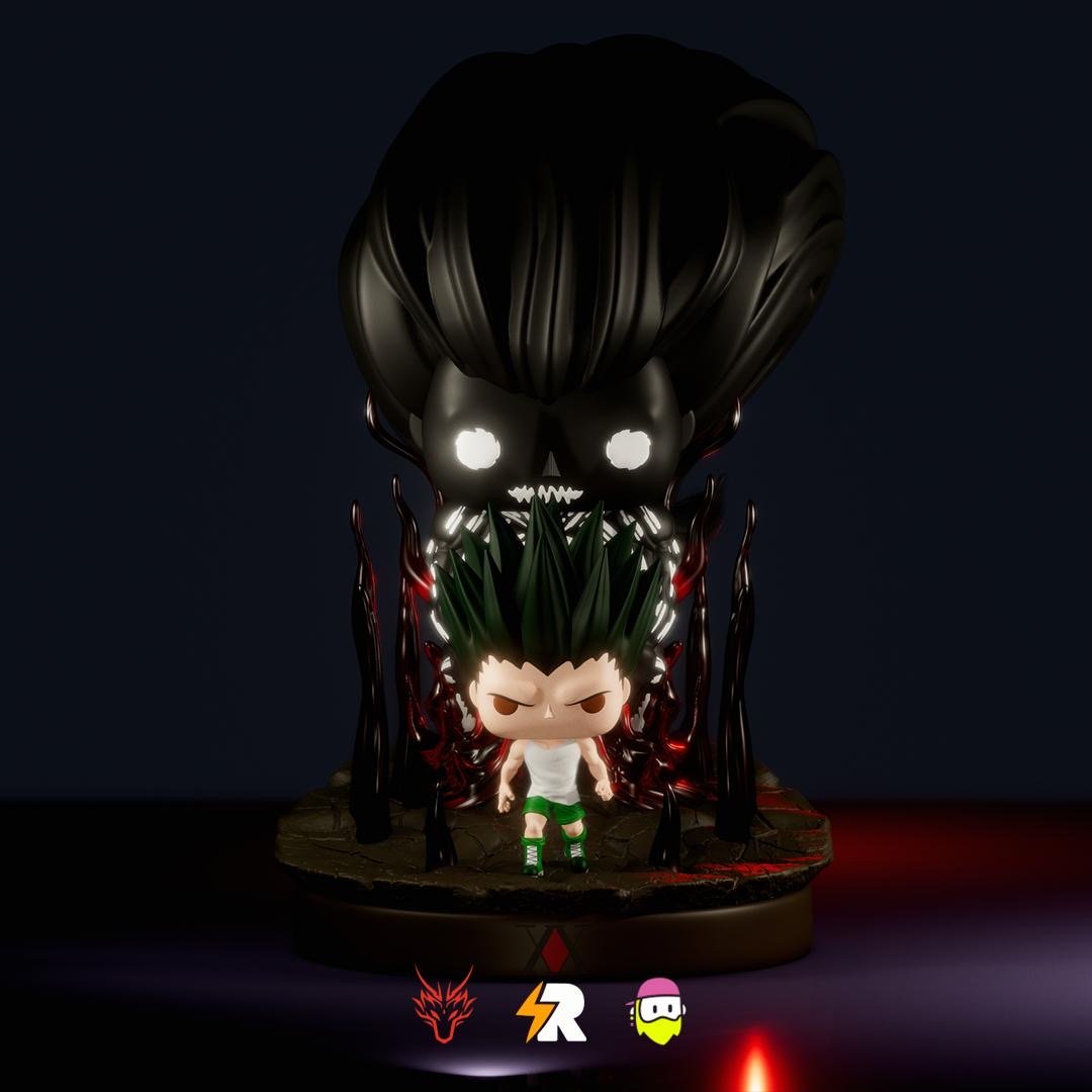 GON FREECSS AND ADULT TRANSFORMATION HUNTER X HUNTER CUSTOM FUNKO POP | DragonPopCustoms