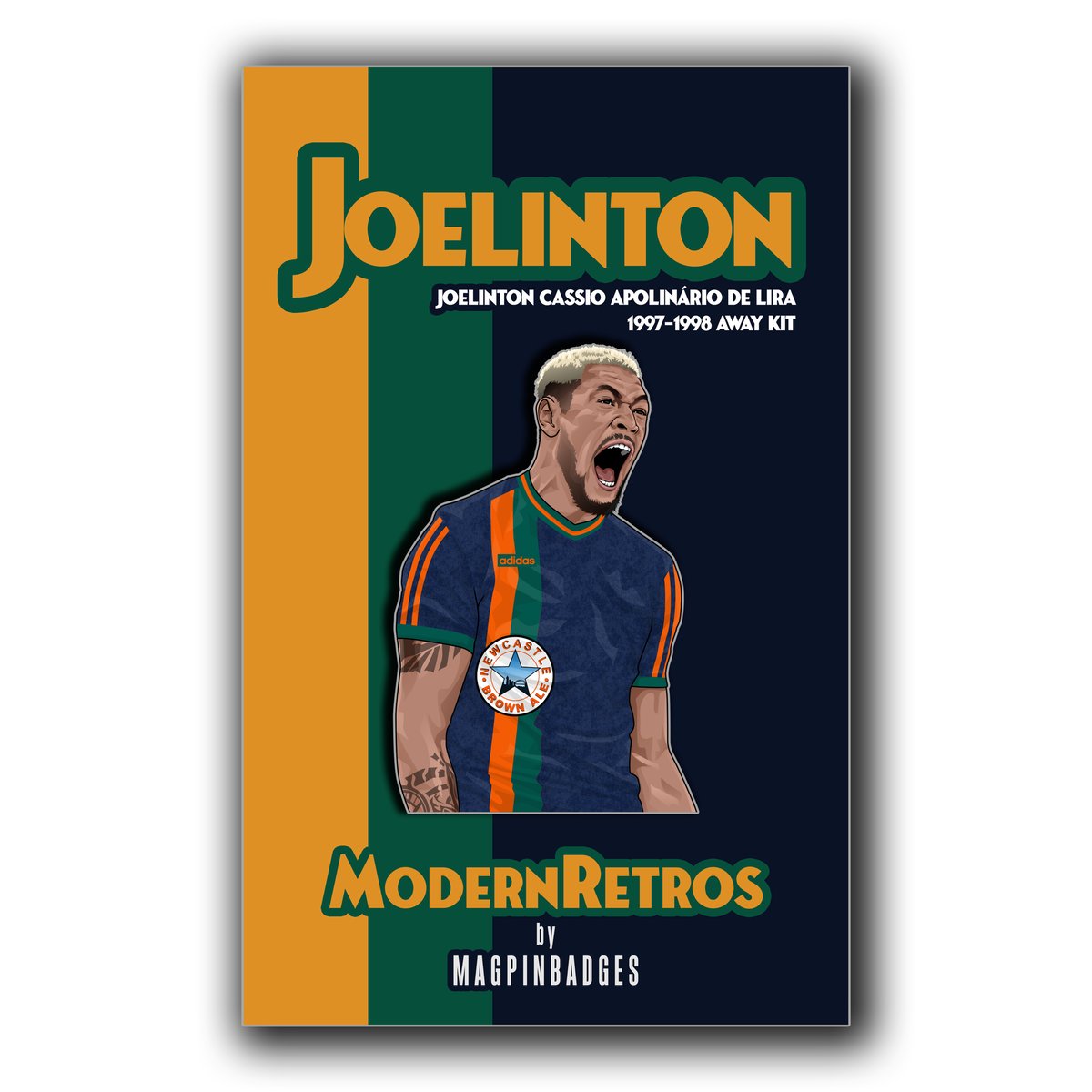 Joelinton - ModernRetros | magpinbadges