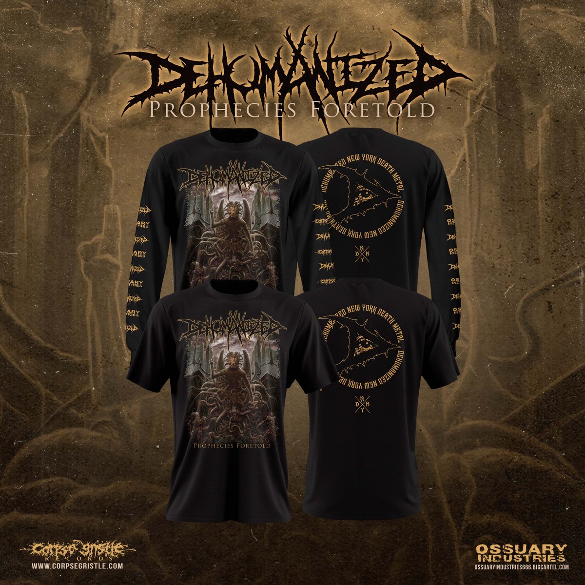 Ossuary Industries — DEHUMANIZED - New artwork full color shirt- Short ...