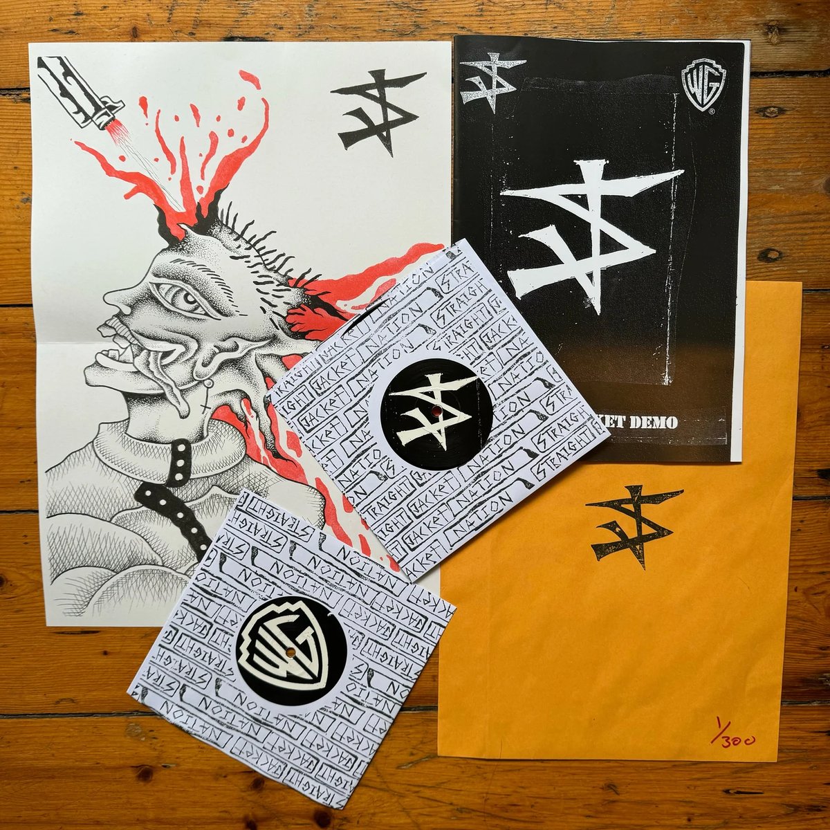 STRAIGHTJACKET NATION - Demo 7" | IRON LUNG RECORDS