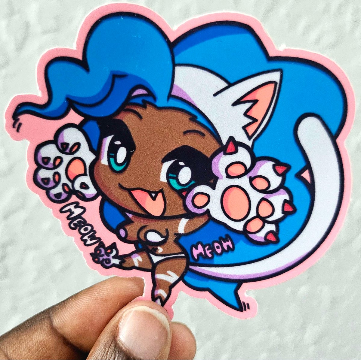 Felicia DarkStalkers Sticker | Sleepy Tofu Co.