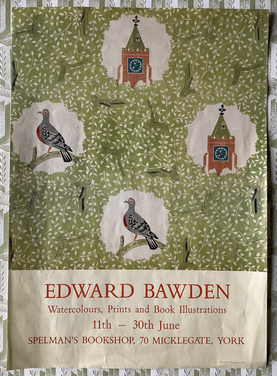 Edward Bawden Poster | Two Artists At Home