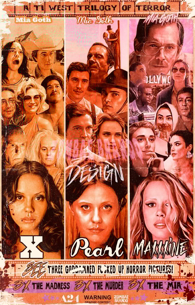 TI WEST’S X TRILOGY | Zombae Brando Design