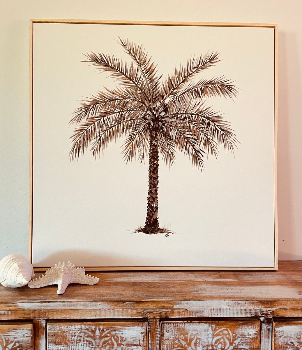 Original Art 'Palm Tree' | Sarah Lawson Fine Art - Landscape and ...