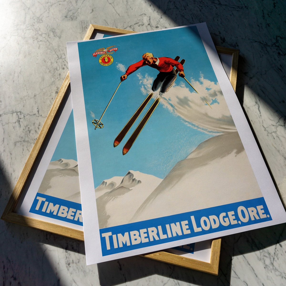 Timberline Lodge | 1938 | Travel Poster | Vintage Poster | Vintage ...