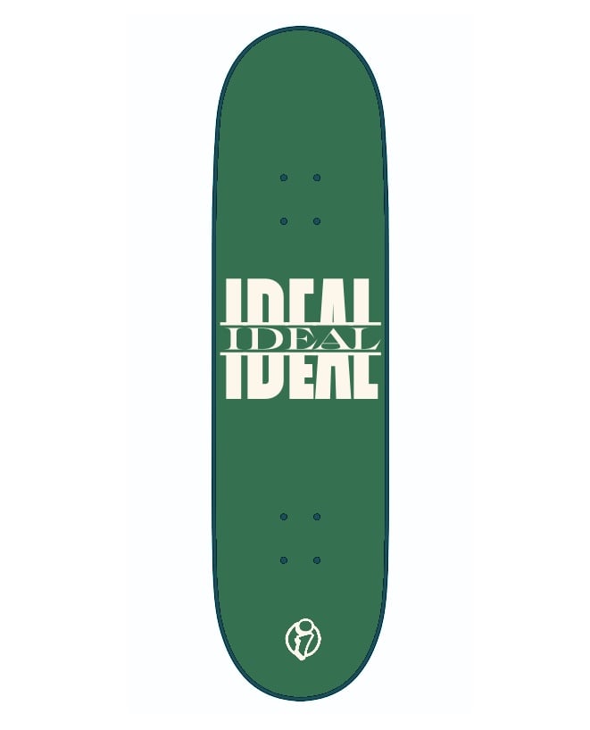 Split Text Deck | idealskateboards