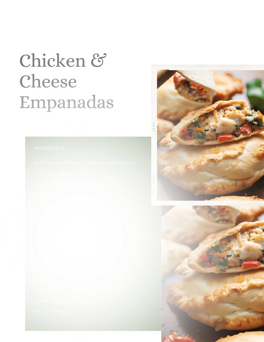 Chicken and Cheese Empanadas | CookingWithCookie