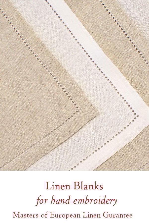 Mary Corbet's Needle 'n Thread — Linen Blanks for Embroidery