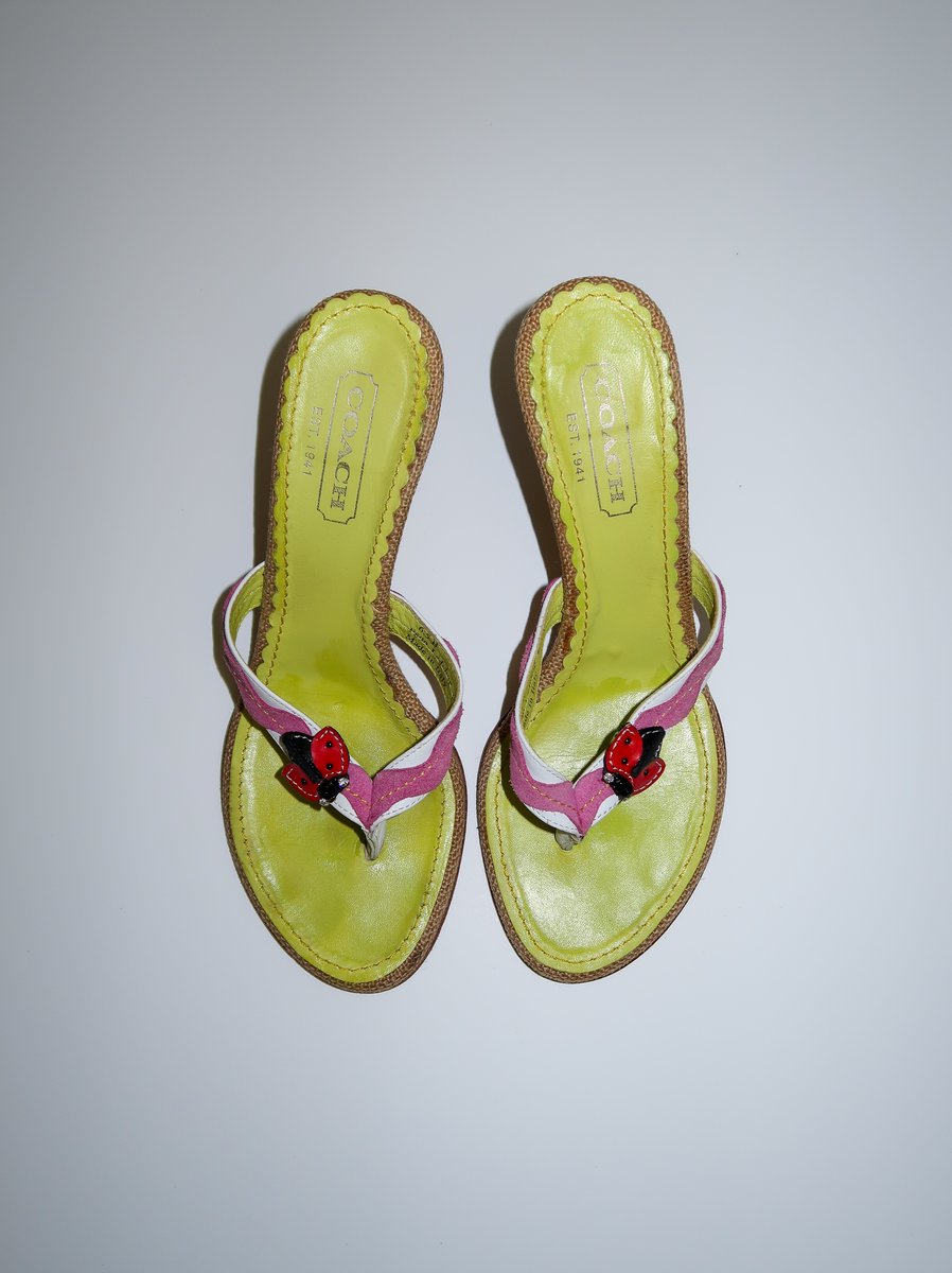 *RARE* Coach Ladybug Wedges - US 6.5 | G.IRL Co