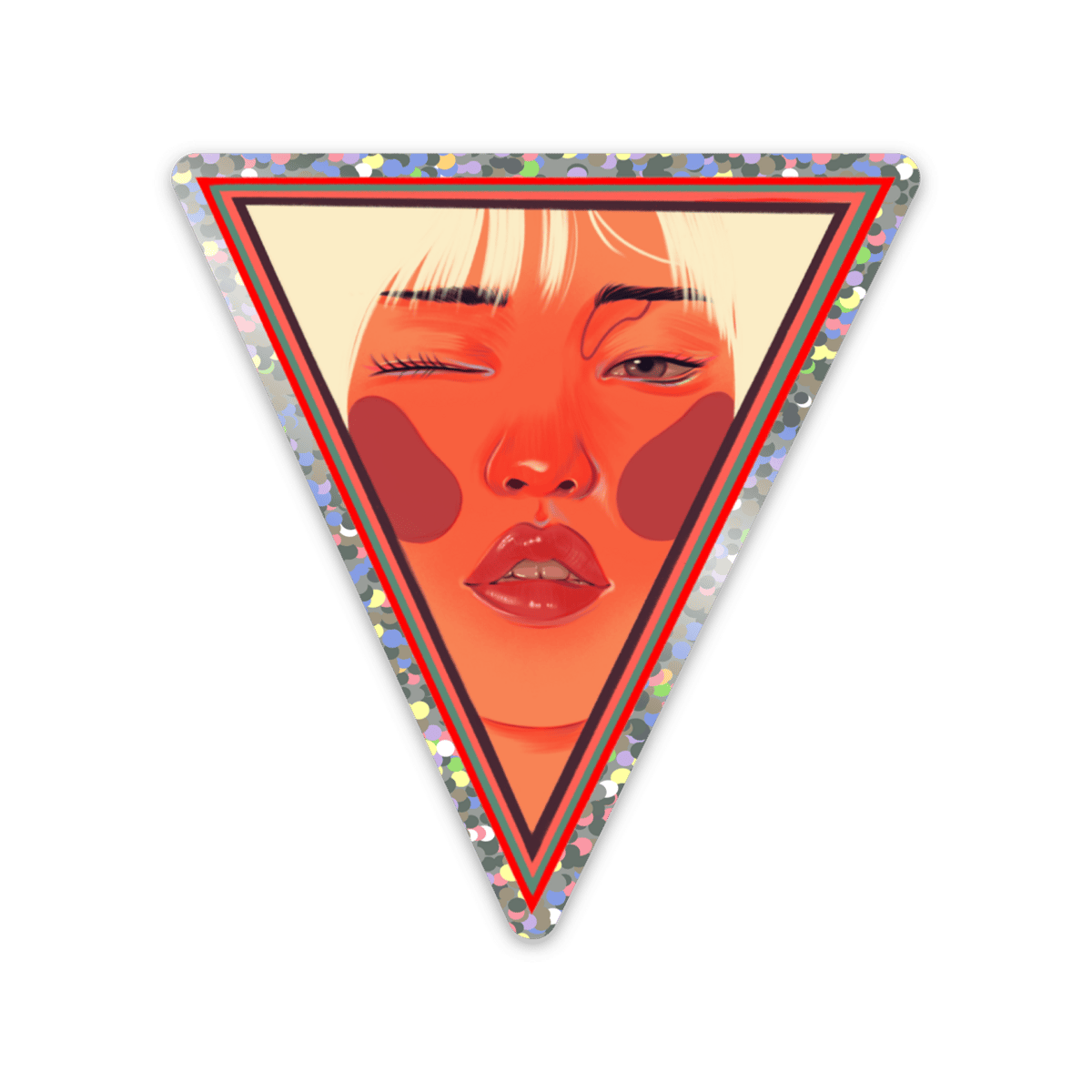 "Wink" Sticker | sblarts