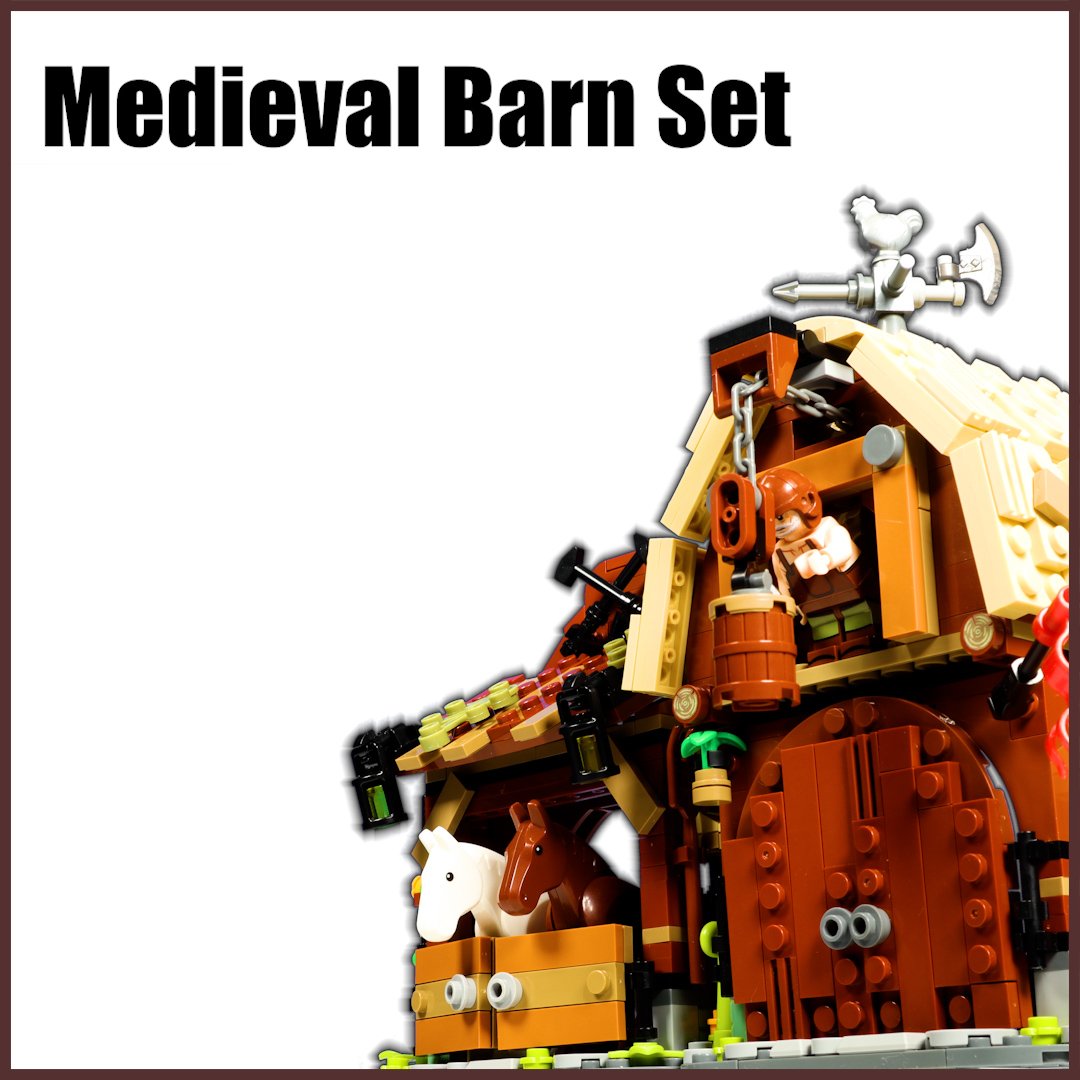 Medieval Barn Set | Historical Brick Store