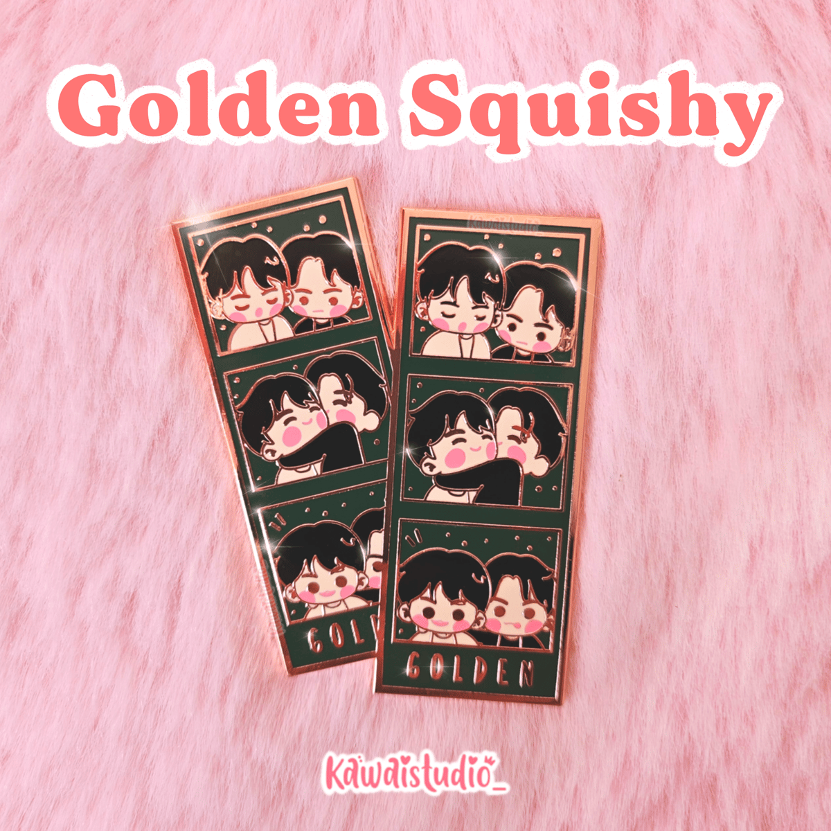 Golden Squishy Pins | kawaistudio