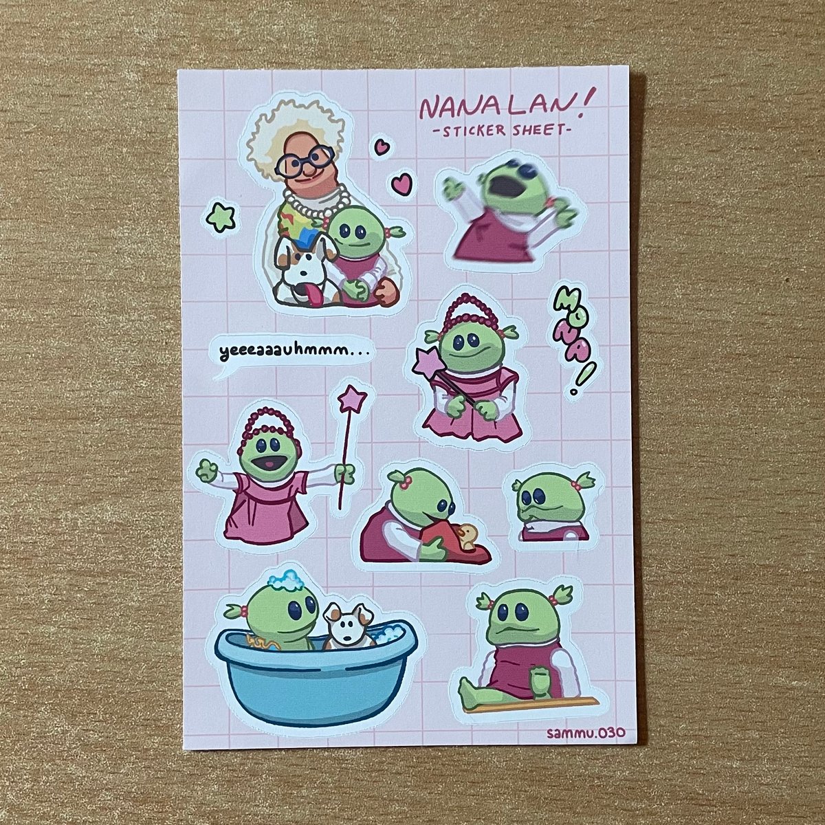 Nanalan Sticker Sheet | sammu.030