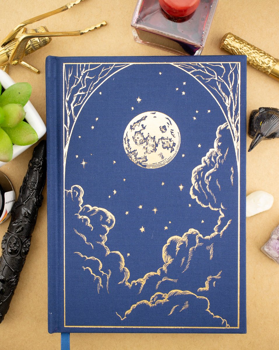 The Astronomer Hardcover Cloth Journal by Creeping Moon (B6, Blank ...
