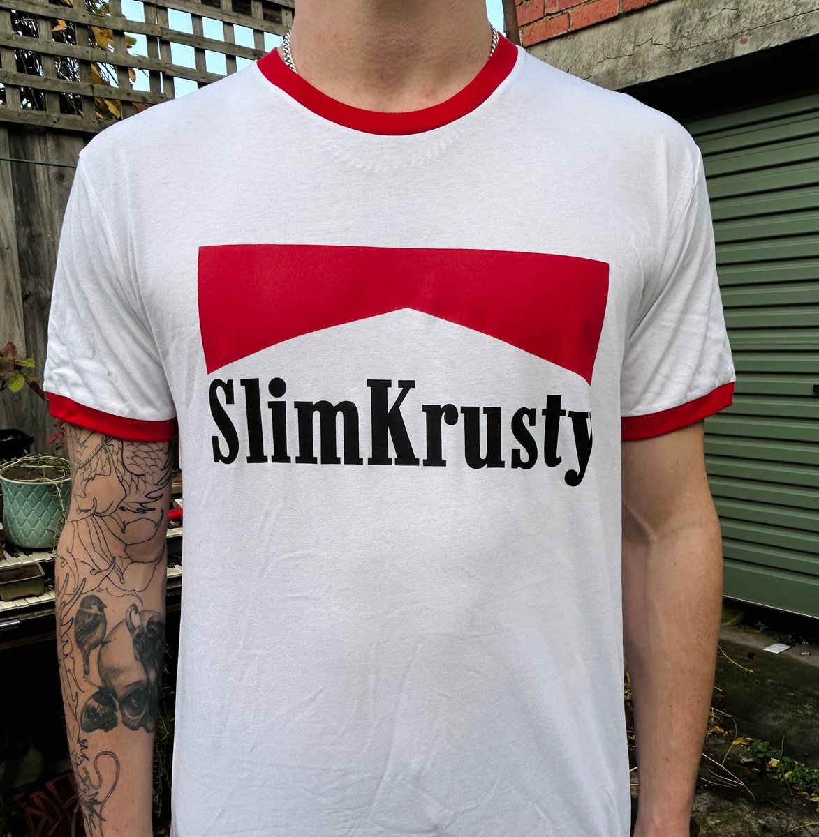 Slim Krusty ringer tshirt | Vinnies Records