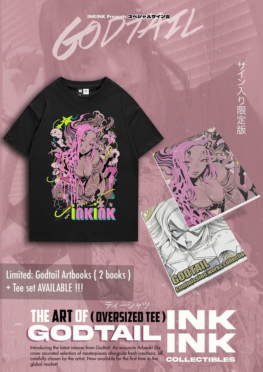 INKINK Collectibles — UPDATE: INKINK X Godtail // Soft vinyl / Tee ...