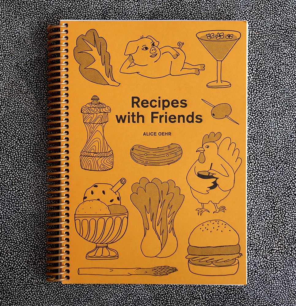 Recipes with Friends Cook Book | Alice Oehr's Shop