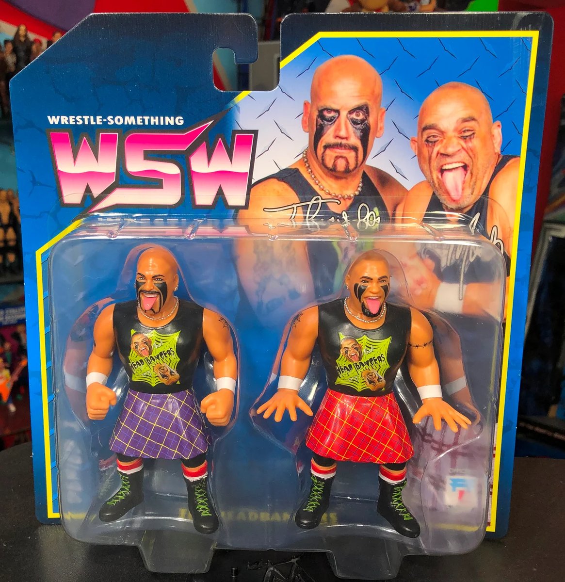 HEADBANGERS MOSH & THRASHER WRESTLE SOMETHING WRESTLERS BY FC TOYS ...