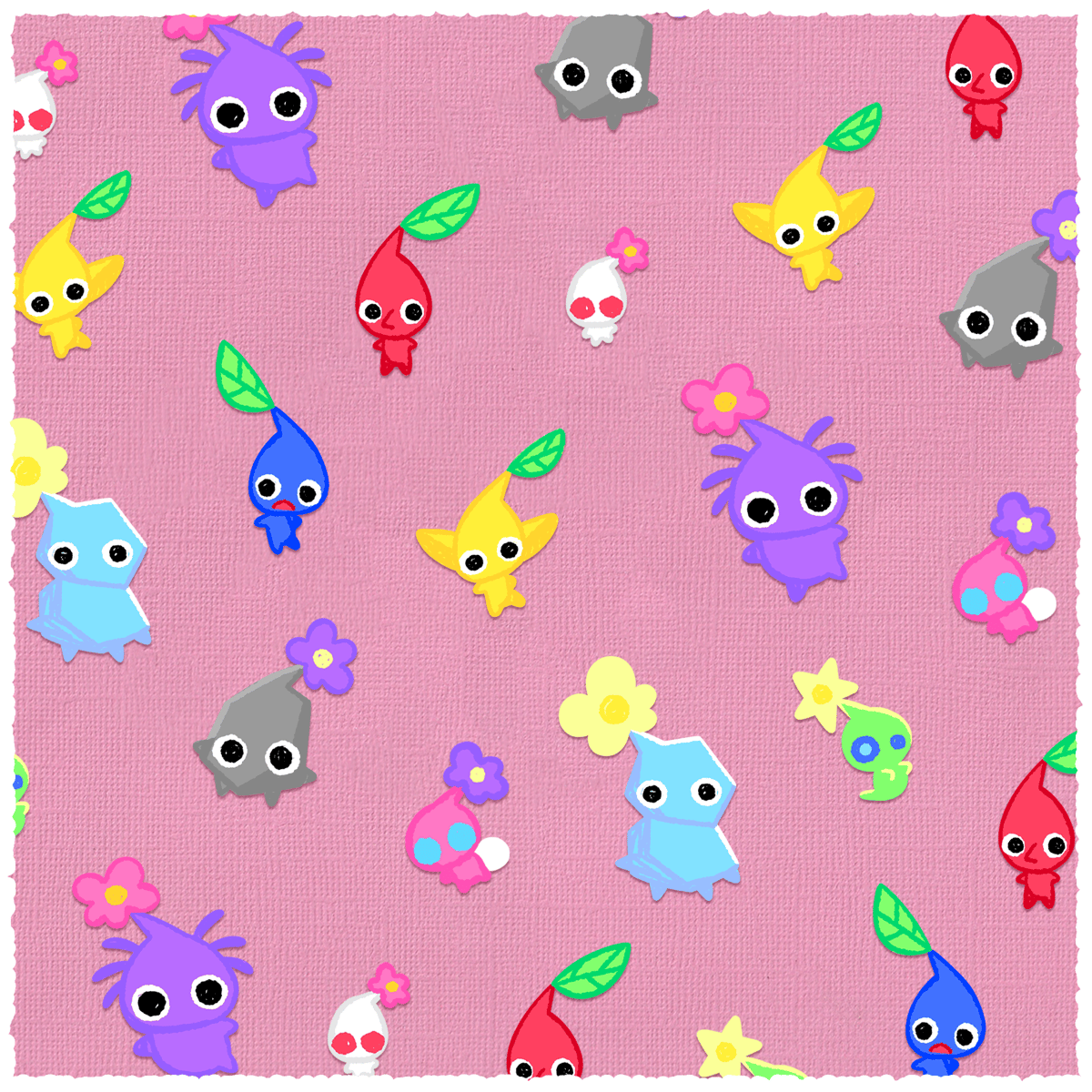 Pikmin Mini Vinyl Stickers | jeje's shop!