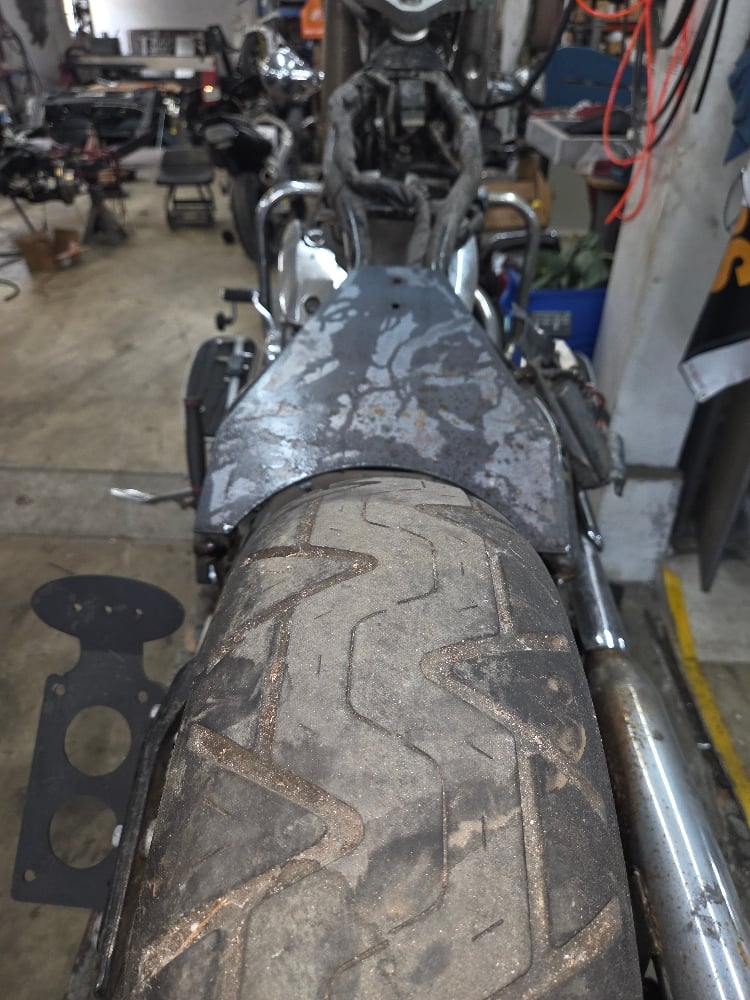 Vstar 1100 Under Seat Frame Cover. | Gattis Garage – Custom Motorcycle ...