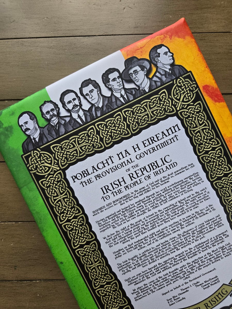 Easter Rising Proclamation Canvas | Proclamation Prints