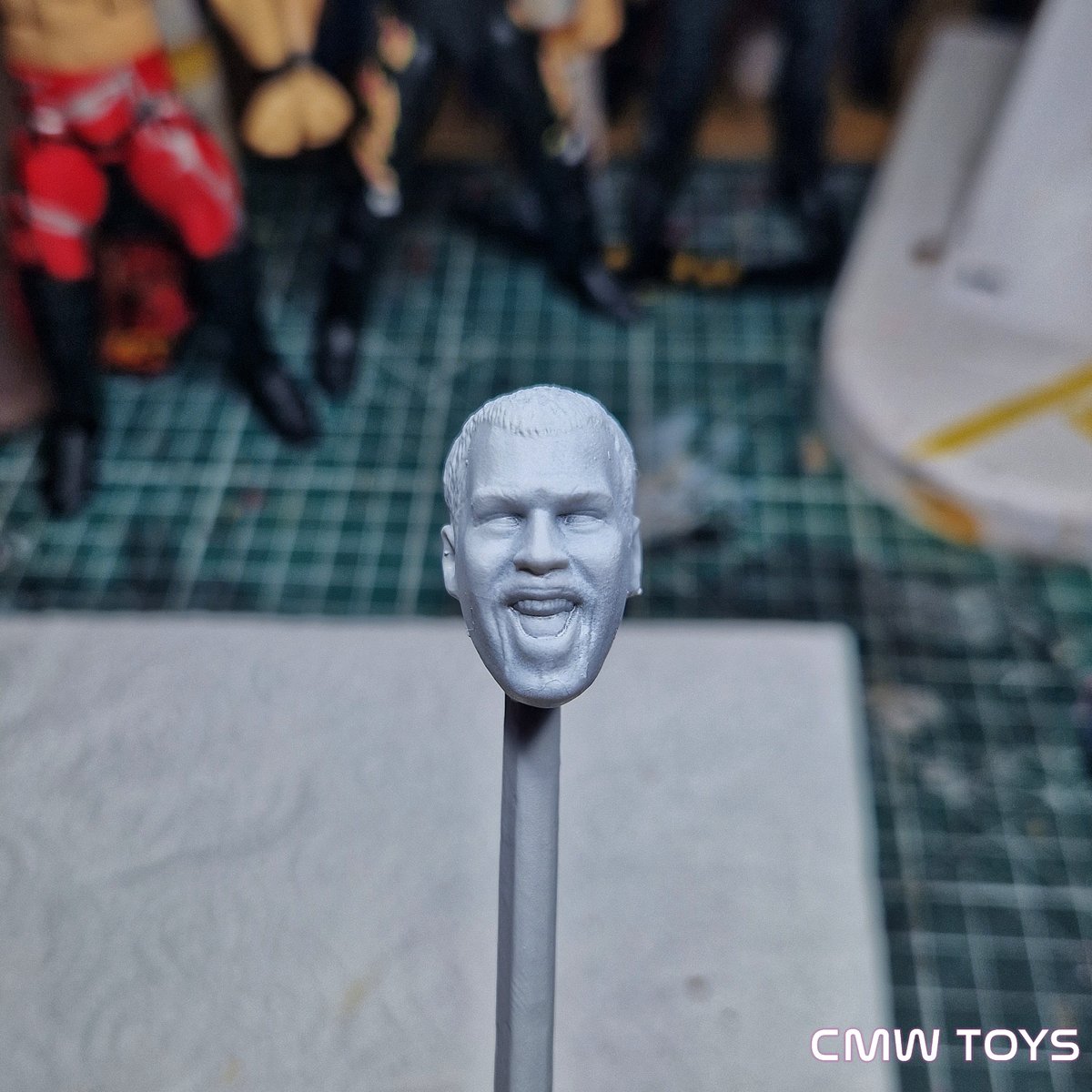 Buff Bagwell 3D Printed Head | CMW TOYS