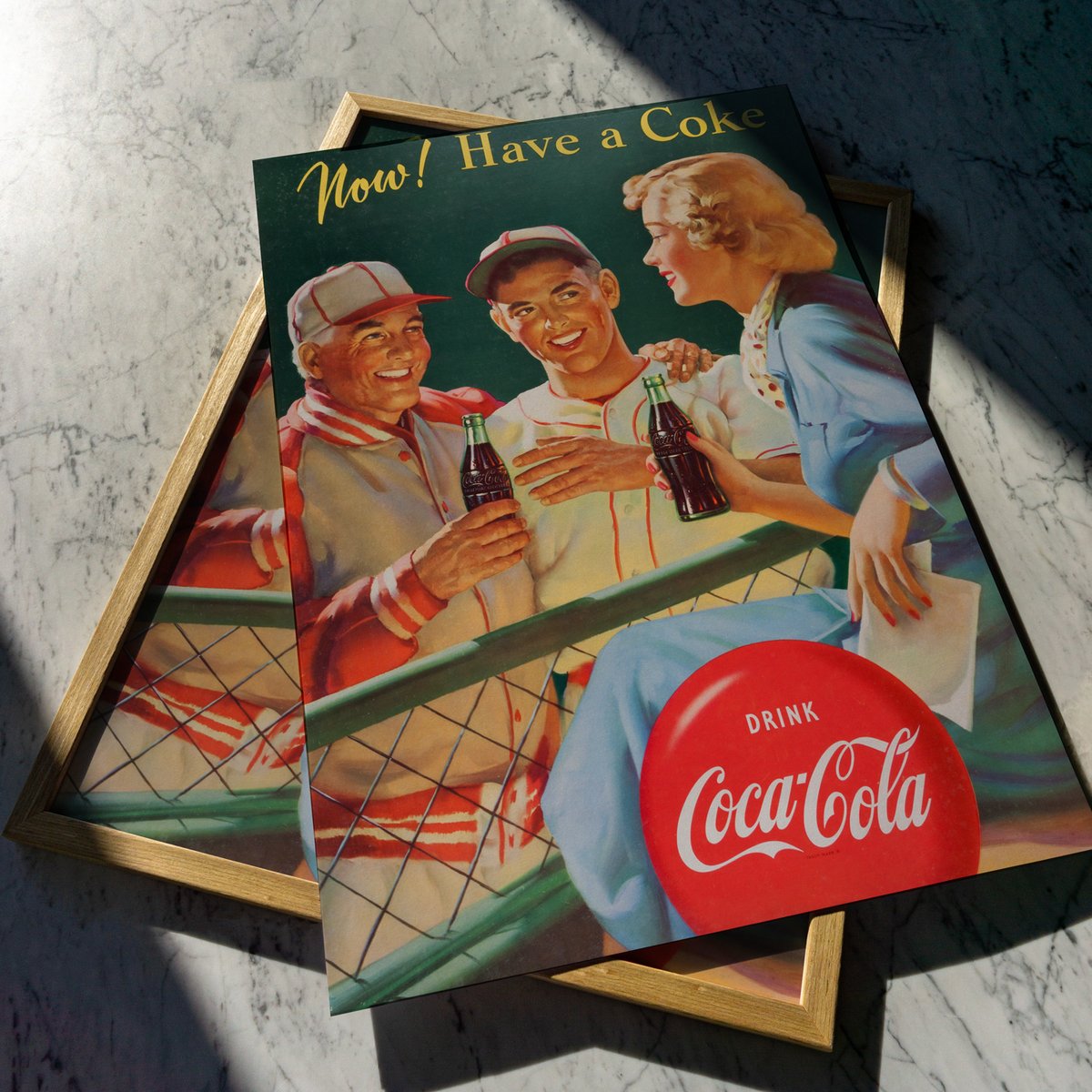 Coca-Cola - Now! Have a Coke | 1950 | Drink Poster | Vintage Poster ...