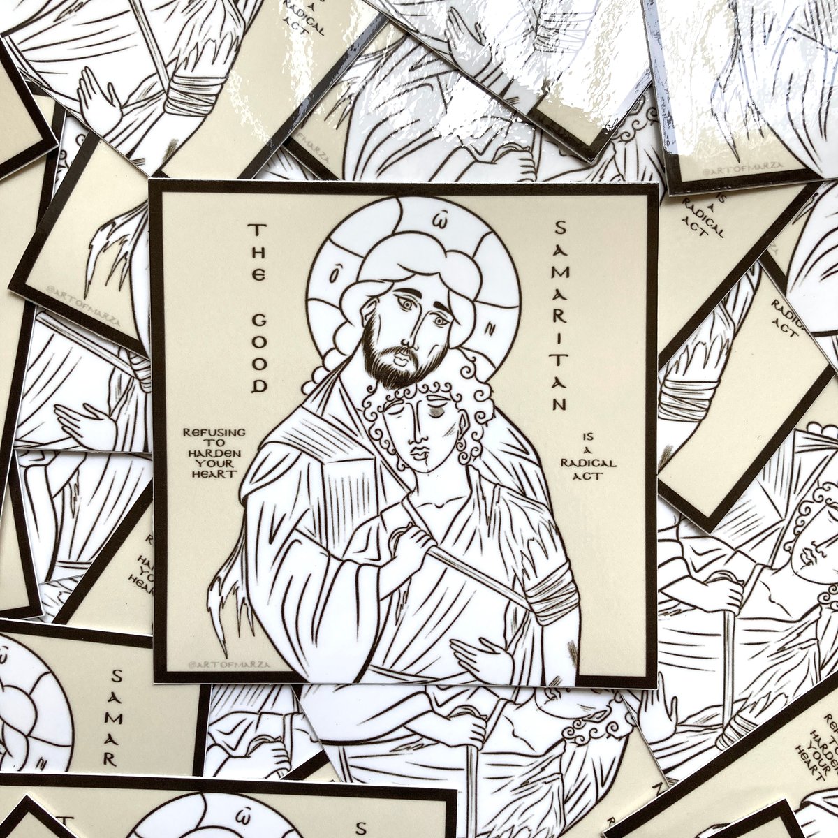 The Good Samaritan Sticker (New Design) | artofmarza