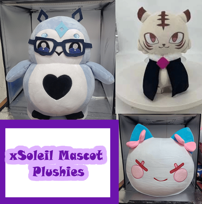 xSoleil Fan Mascot Plushes || Preorder | LunaNoctuArts