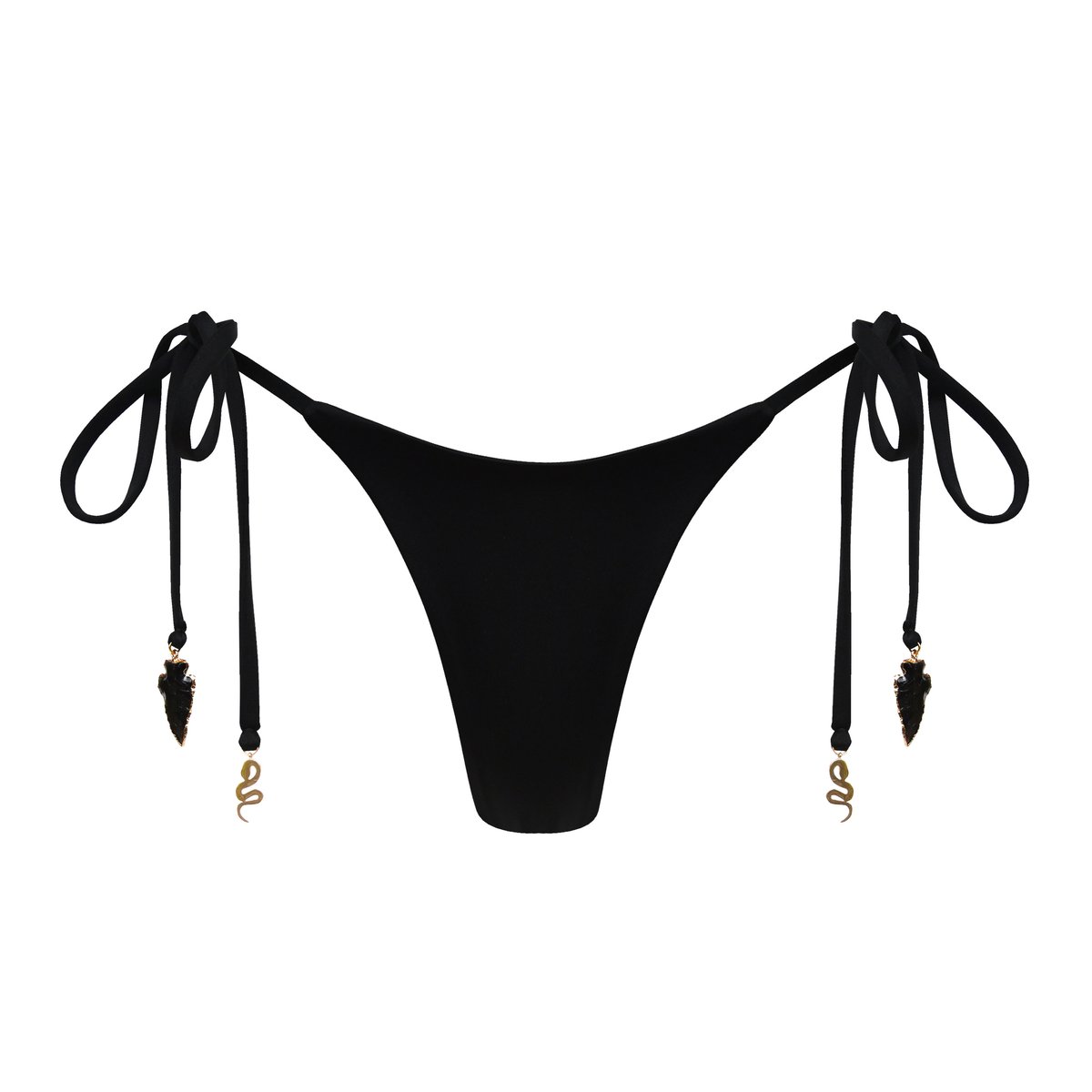 HMBD BLACK OBSIDIAN ARROW THONG | HMBD