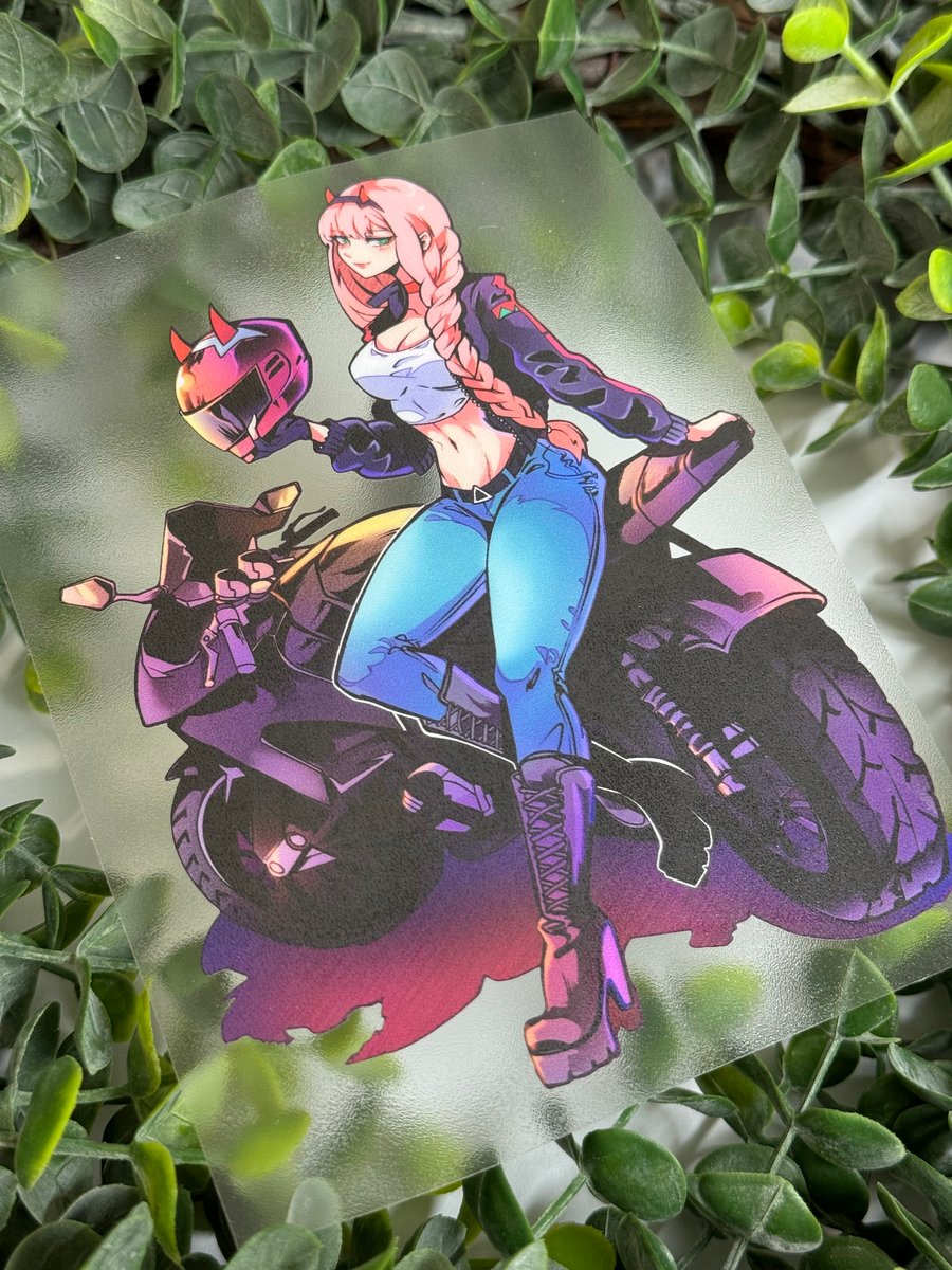 Motorcycle Babe 6in | SpottyDogDecals