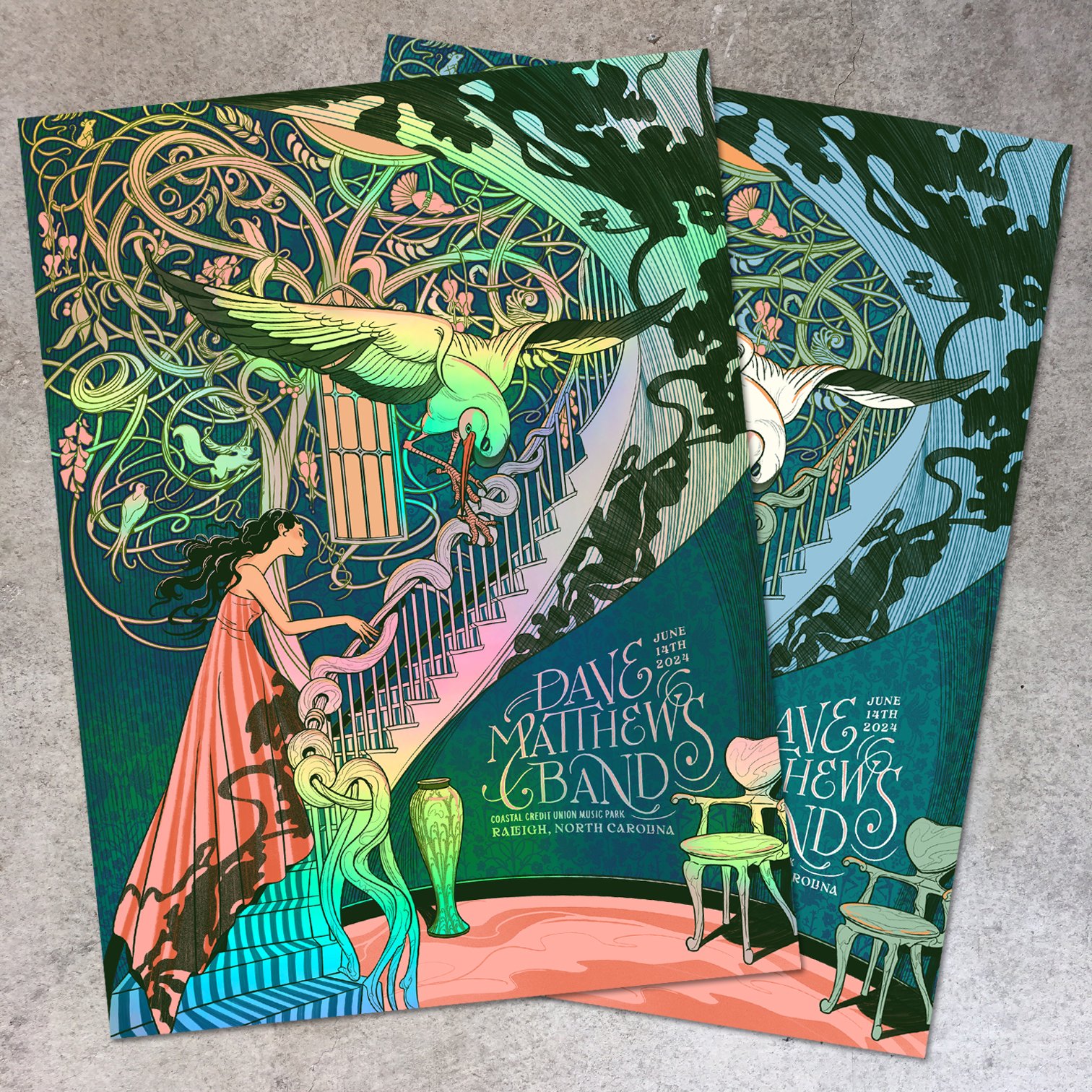 F4D Studios — Dave Matthews Band Raleigh Posters