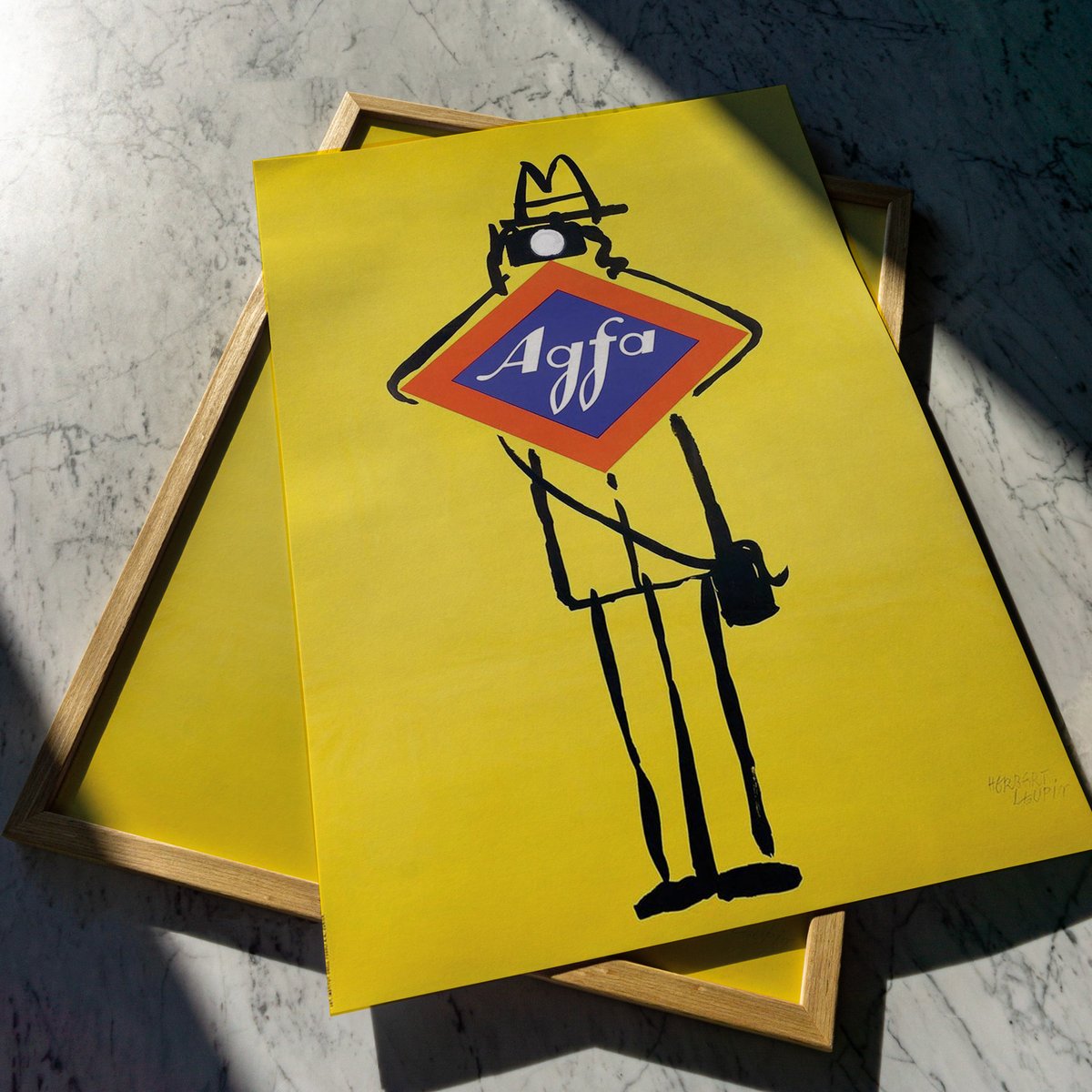 Agfa | Herbert Leupin - 1956 | Travel Poster | Vintage Poster | Vintage ...