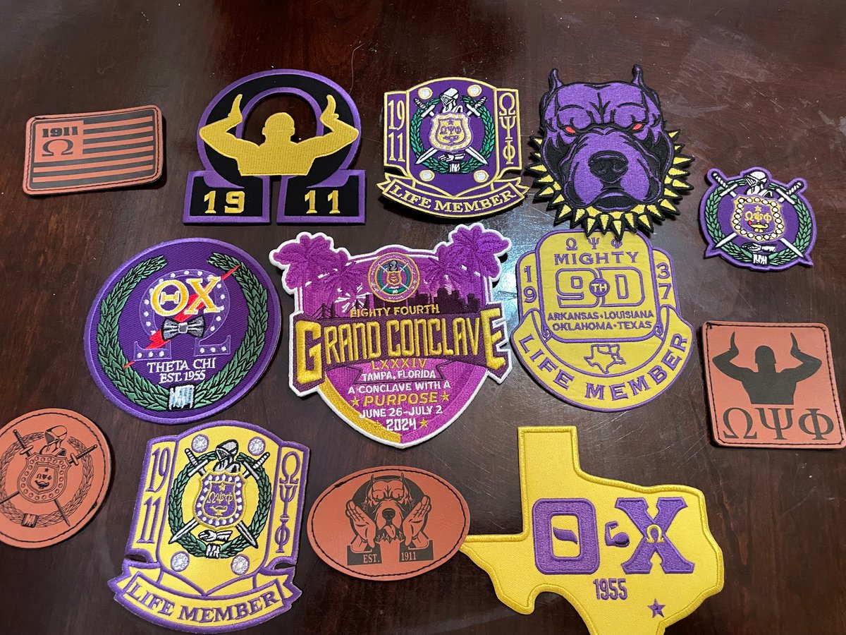 Omega chest patches | Supreme Kreations