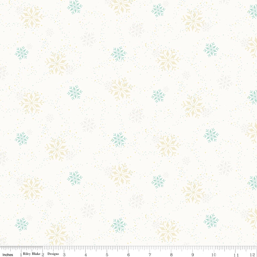 Cream Snowflakes from In From the Cold | Anka's Treasures