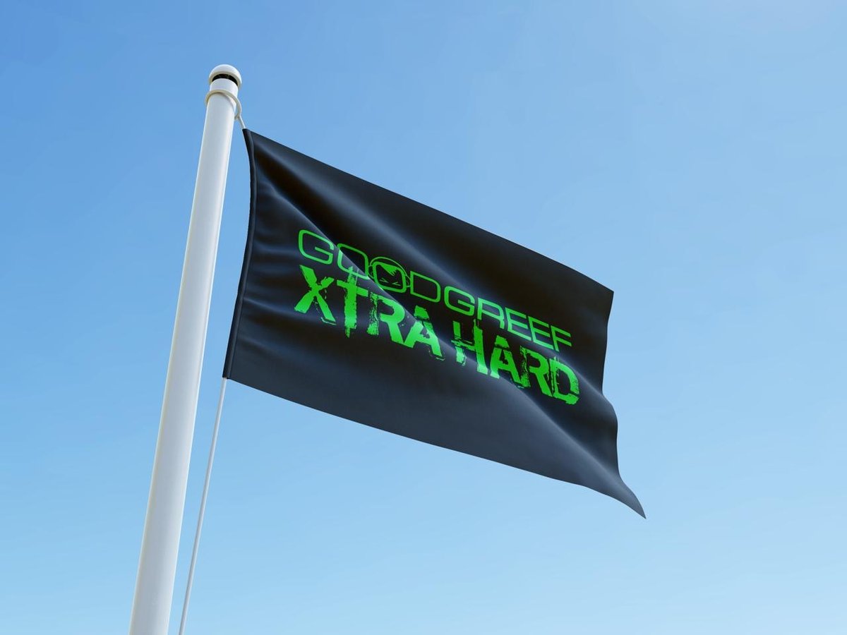 GOODGREEF XTRA HARD FLAG | Clubfc.uk